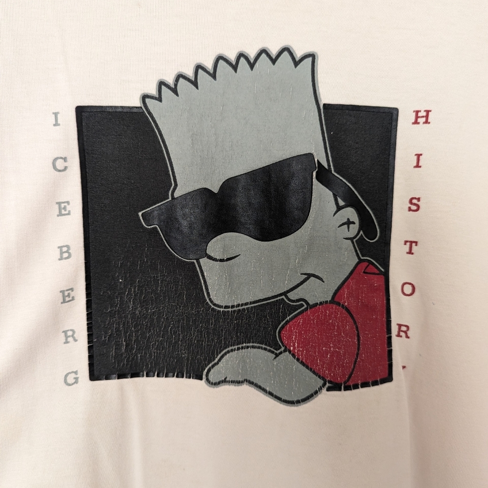 True Vintage Iceberg History Bart Simpson Oversize Sh… - Gem